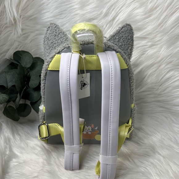 Loungefly | Bags | Nwt Disney Loungefly Figaro Gray Backpack | Poshmark